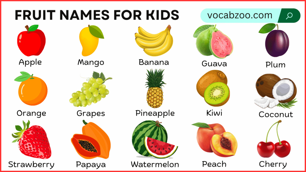 Colors Name for Kids in English in English with Pictures