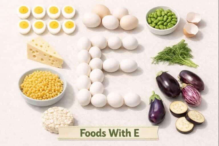 50+ Foods Starting with E in English with Pictures