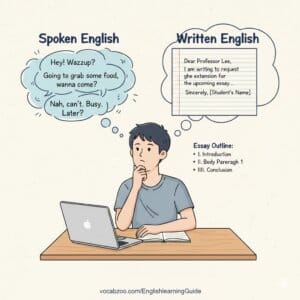 Spoken English vs Written English Differences - Vocabzoo